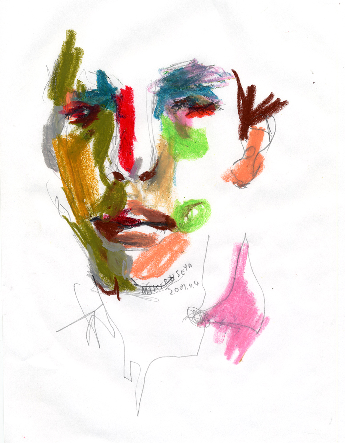 2007_crying face - mikifuseya.art